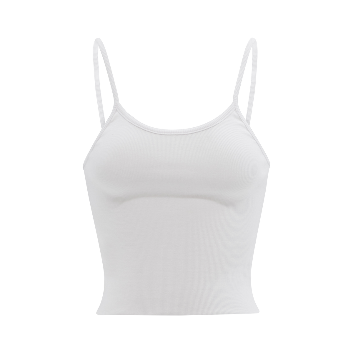 Ribbed Cami Tank Ivory – Davis Active