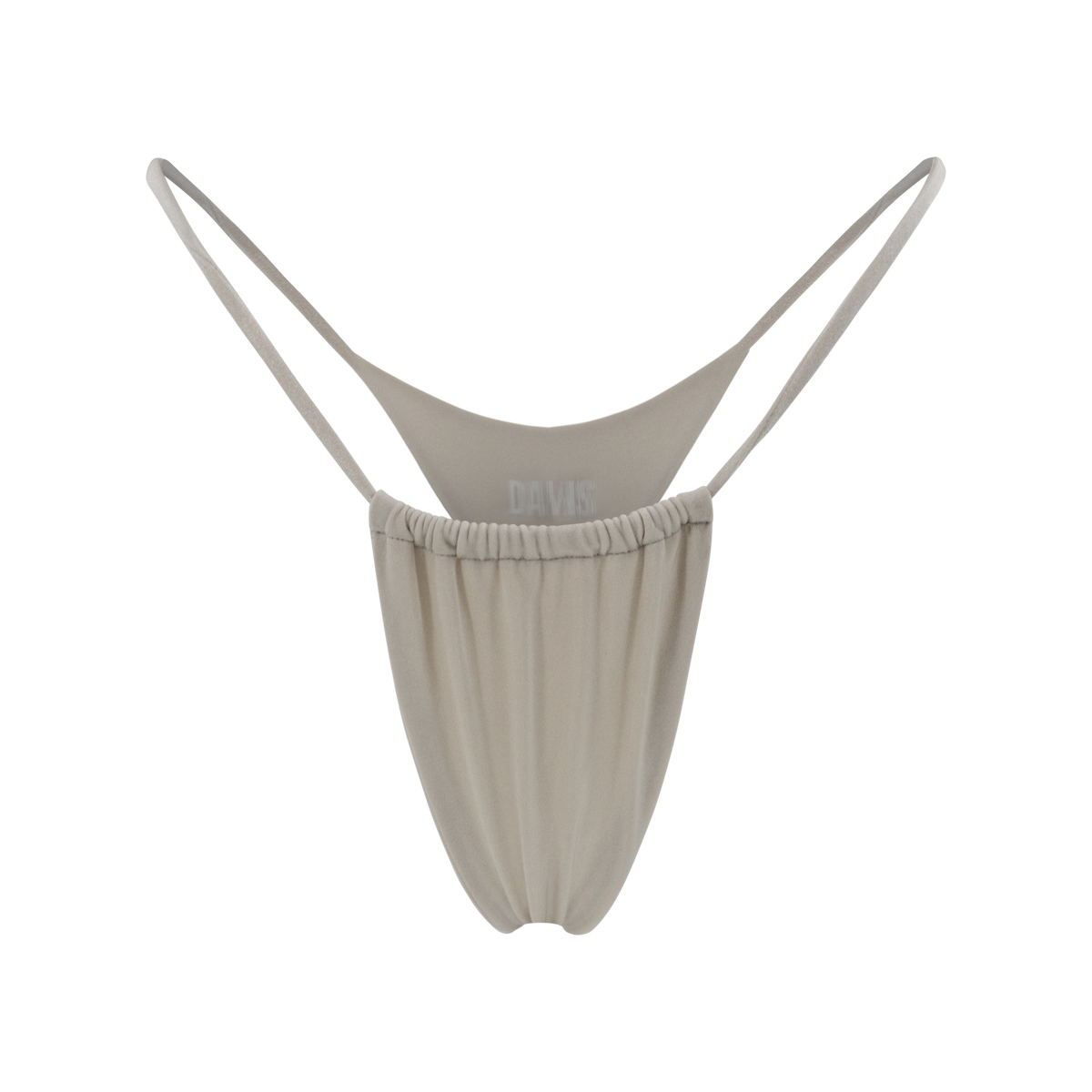 Swim Ruched String Thong Pearl – Davis Active