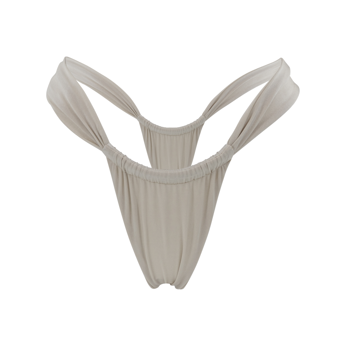 Swim Ruched Thong Pearl – Davis Active