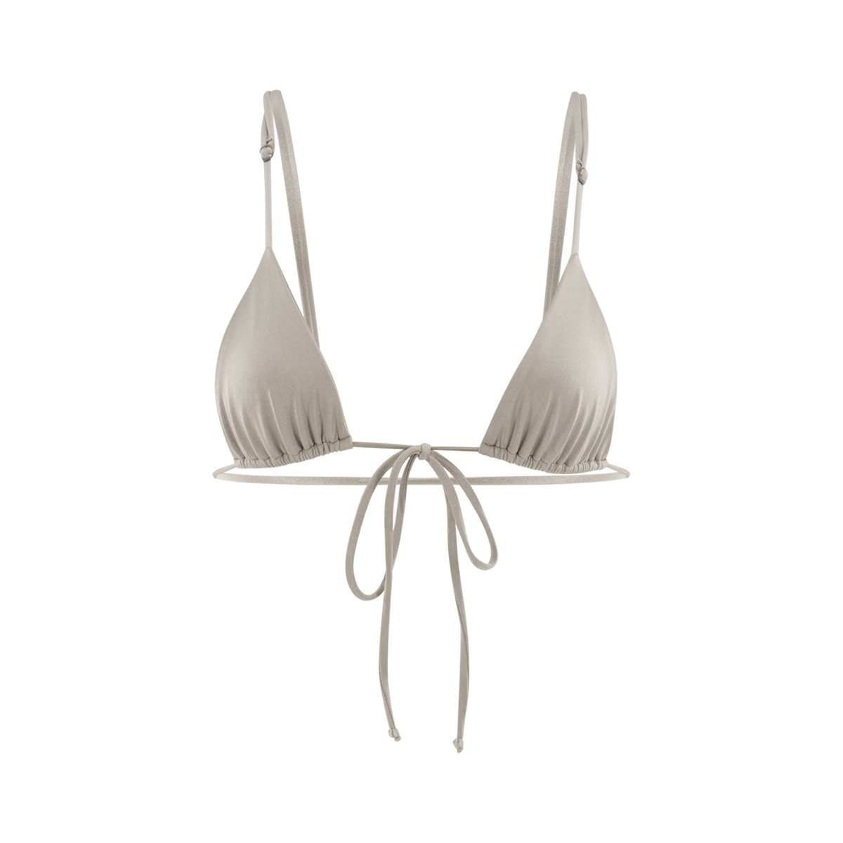 Swim Front Tie Triangle Top Pearl – Davis Active