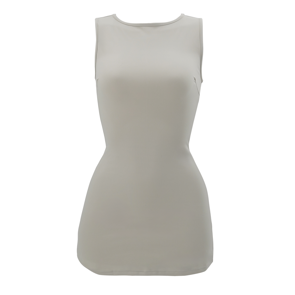 Boat Neck Mini Dress Bone – Davis Active