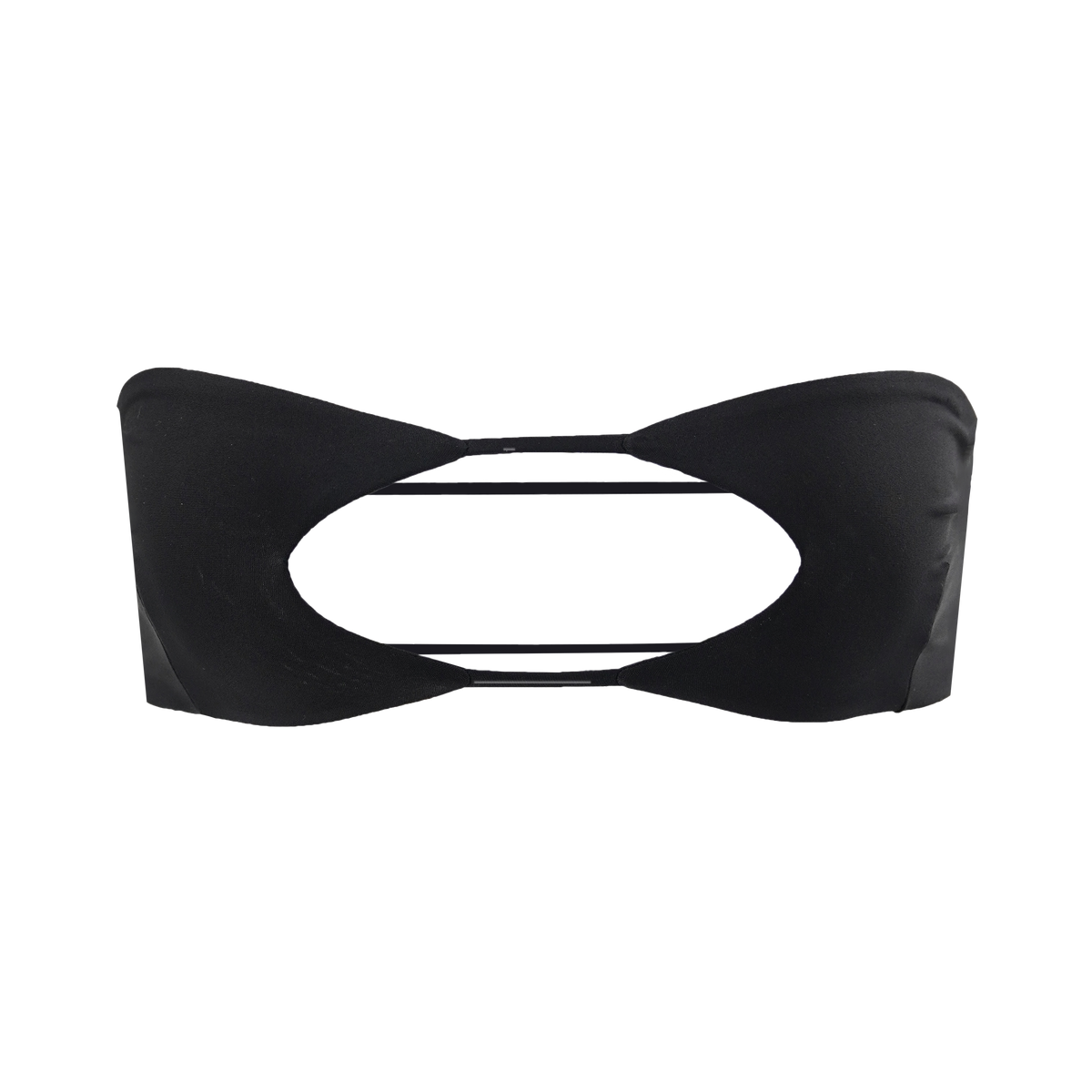 Swim Cut Out Bandeau Black – Davis Active