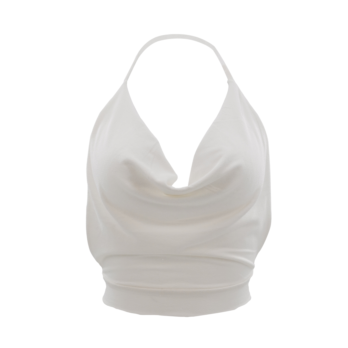 Drape Cowl Top Ivory – Davis Active