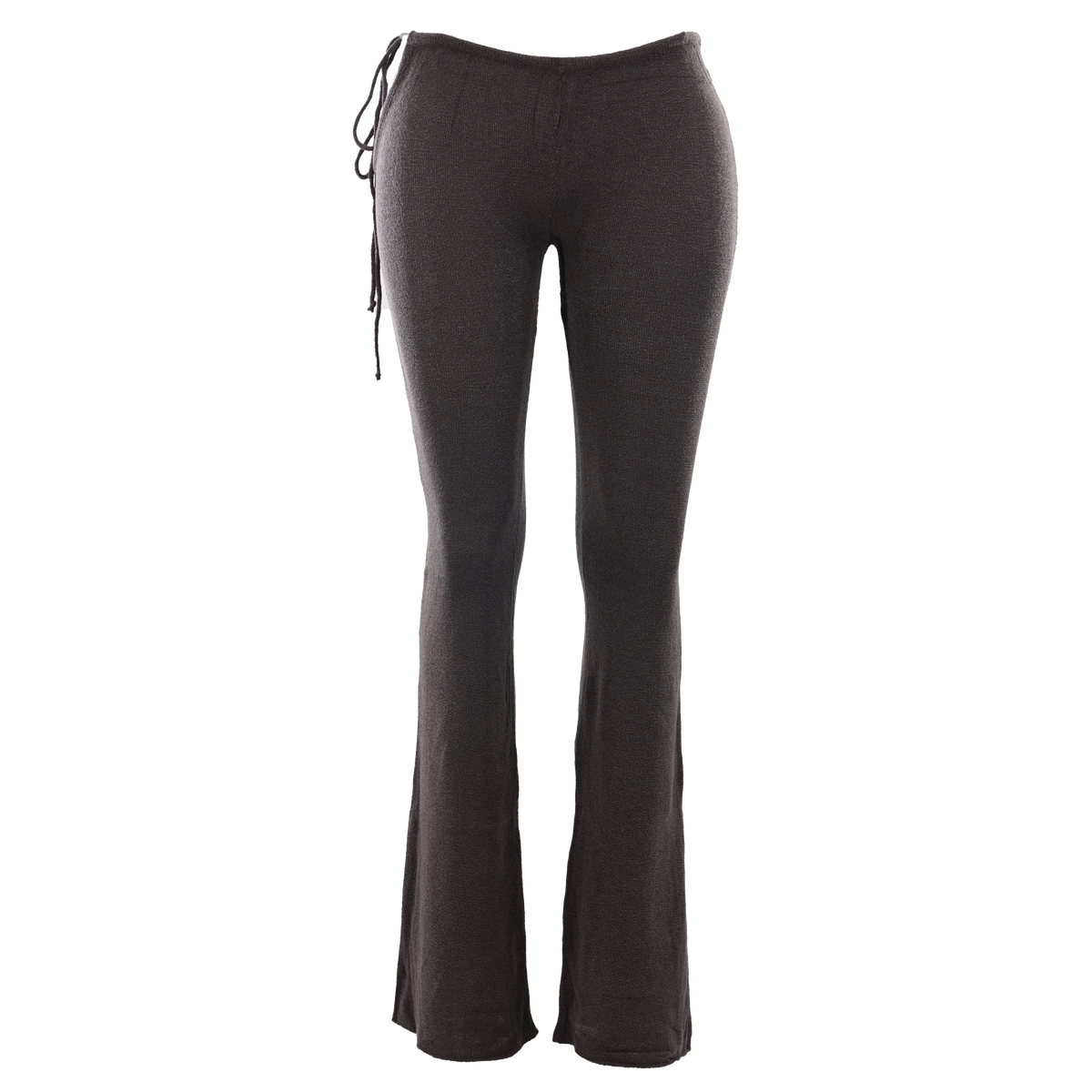 Knit Tie Side Flares Slate – Davis Active