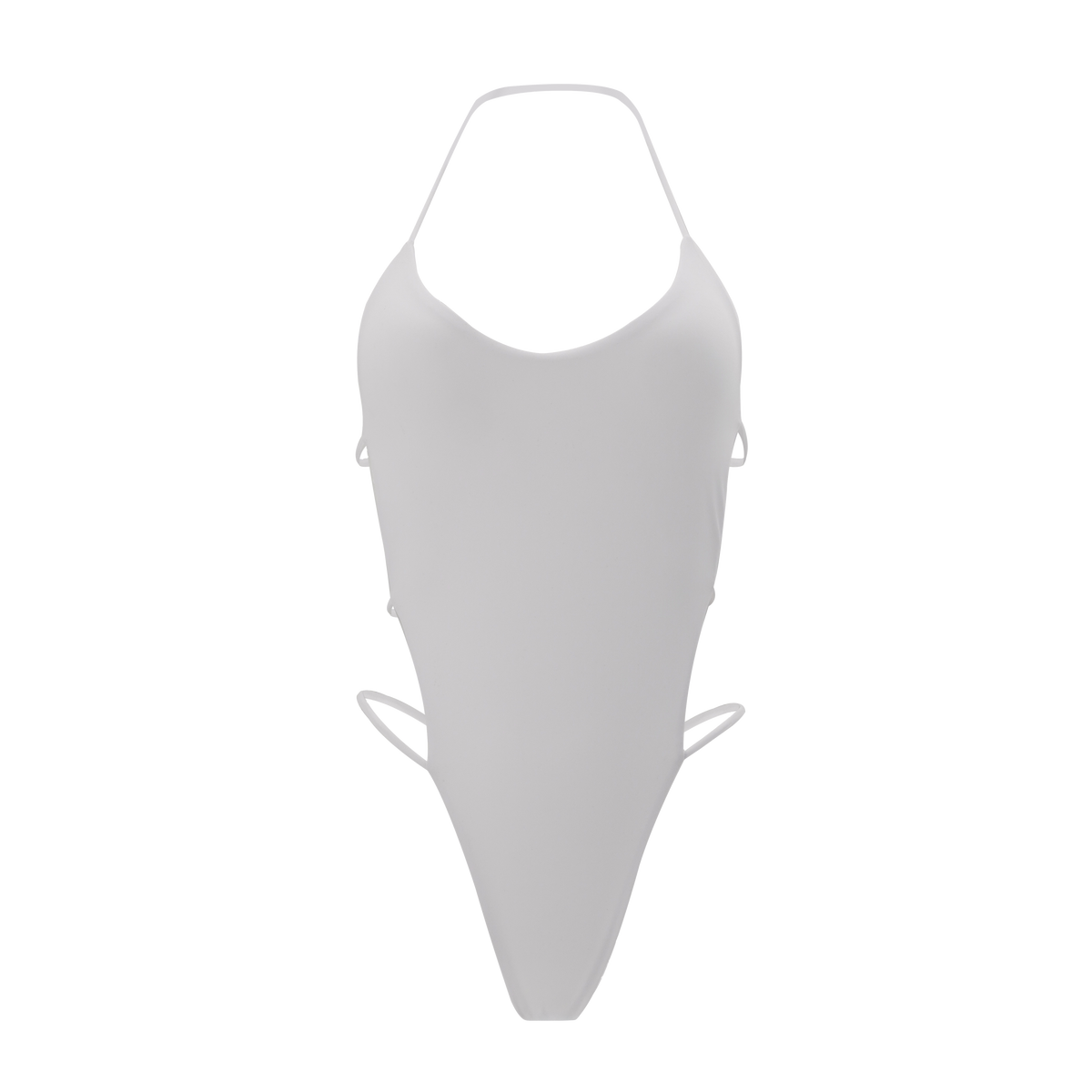 Swim Strappy One Piece Ivory – Davis Active