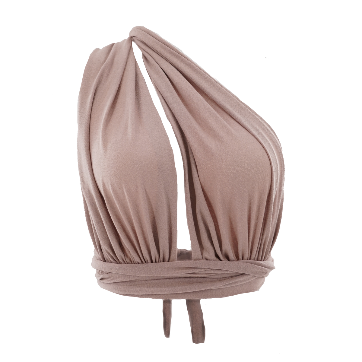 Drape Wrap Top Taupe – Davis Active