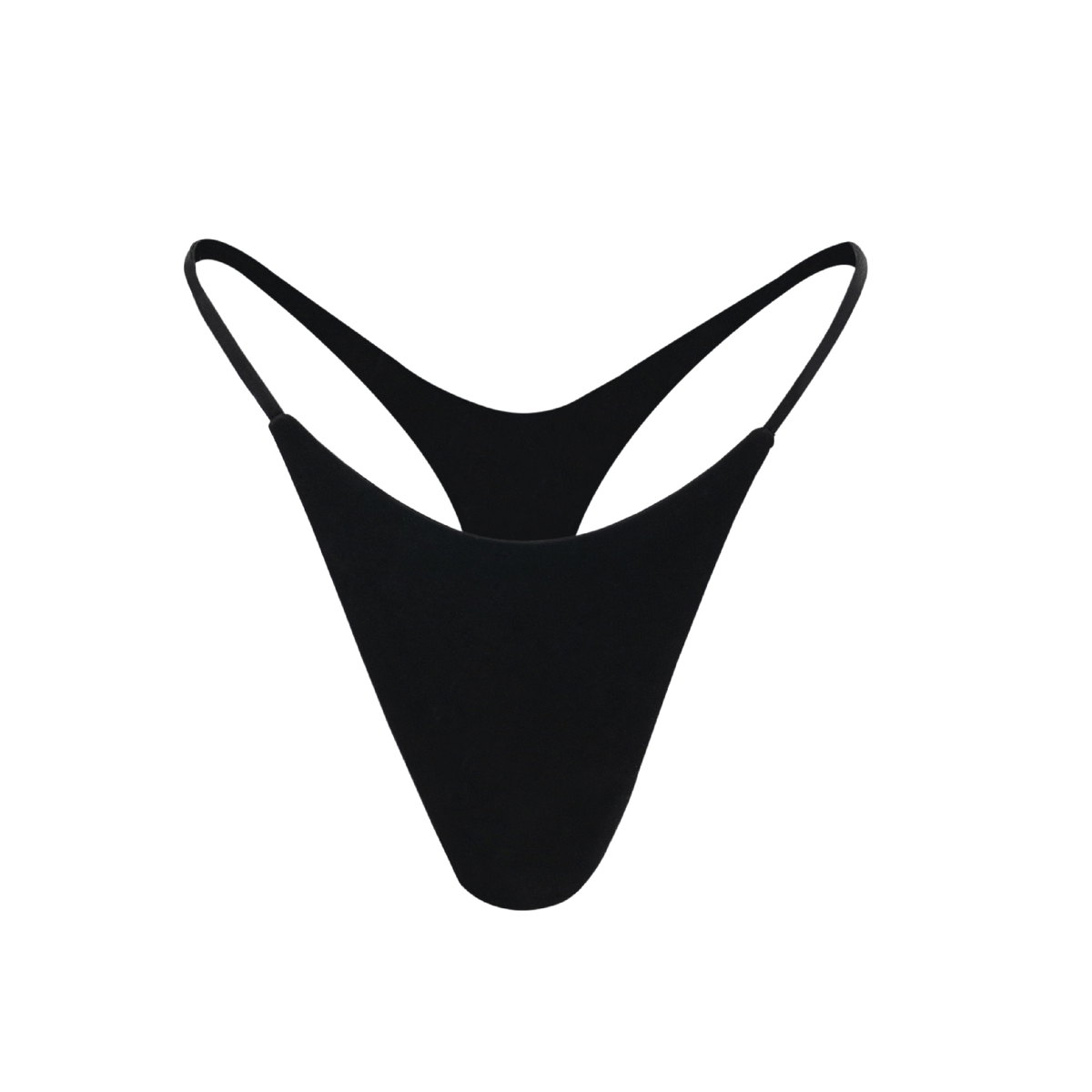 Swim String Thong Black – Davis Active
